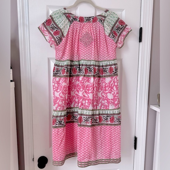 gallabia | Dresses | Nwt Gallabia Mini Pina Collada Pink And Green ...